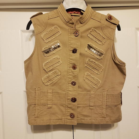 Ruff Hewn | Jackets & Coats | Rare Ruff Hewn Denim Vest Jean Womens ...
